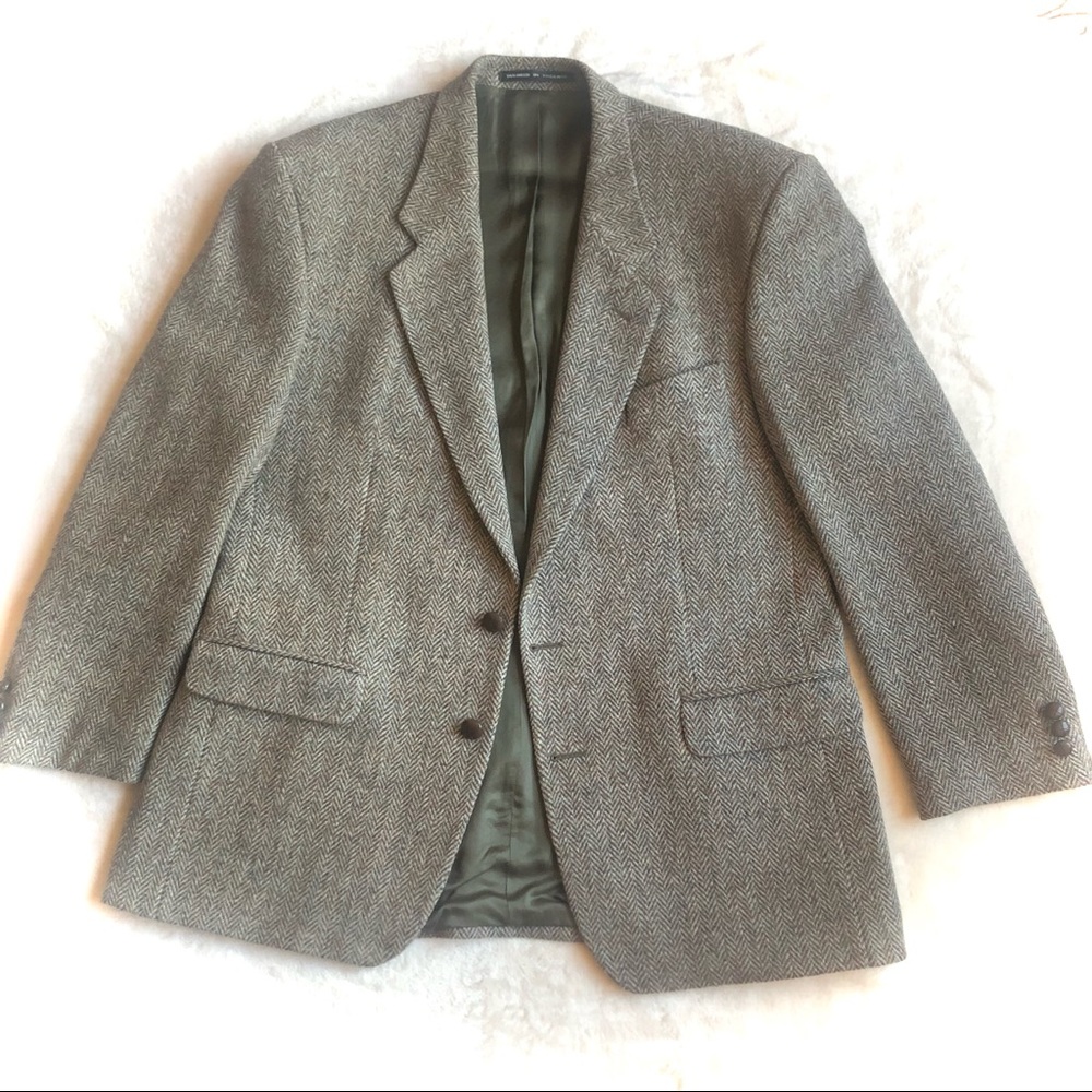 Vintage 1990 Alexandre London Tweed Blazer - Gem